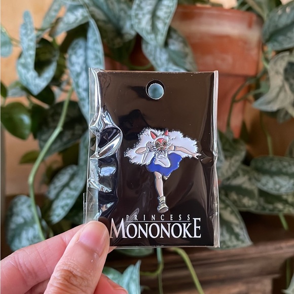Manga | Jewelry | Studio Ghibli Princess Mononoke San Enamel Pin | Poshmark